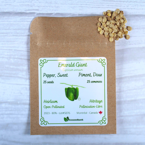 Emerald Giant - Pepper Seeds | Ecoseedbank Canada